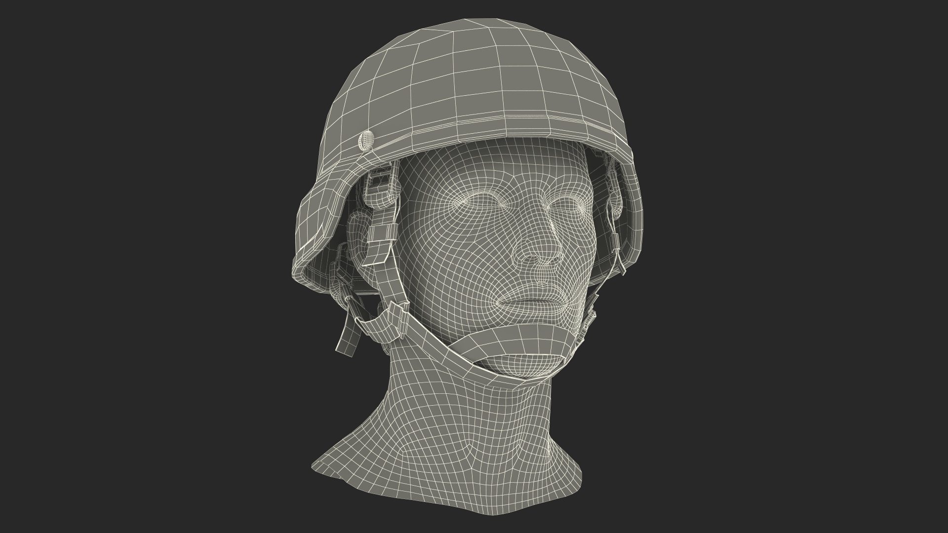 3D модель US Army Enhanced Combat Helmet - TurboSquid 2046662