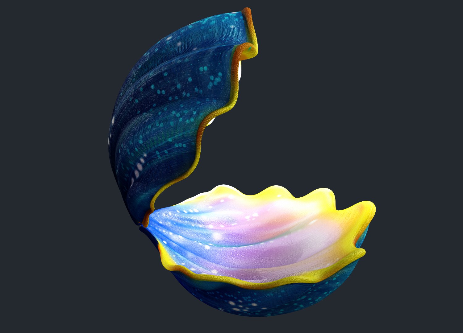 Cartoon Shell 3d Model