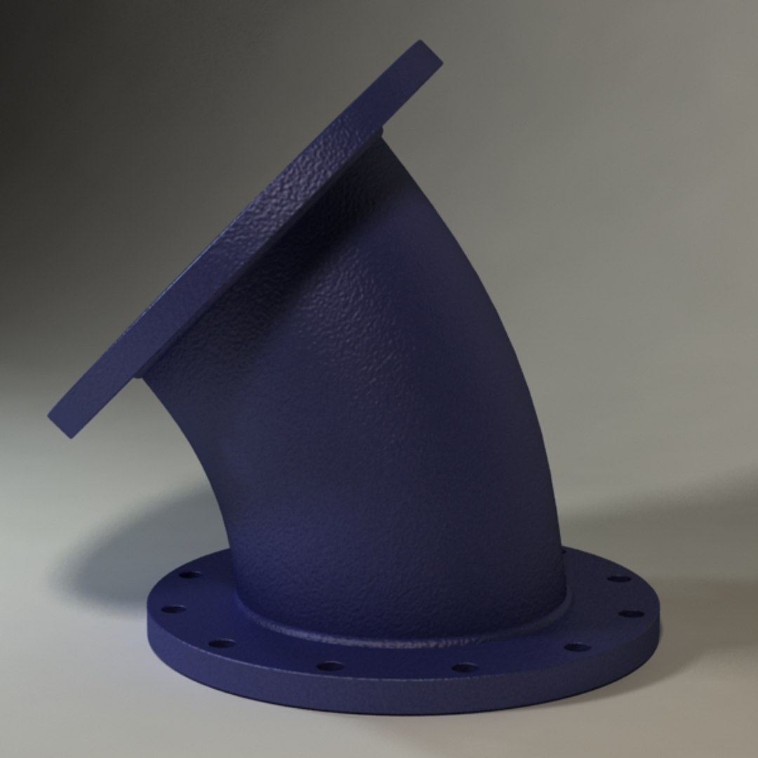 3ds Flanged Bend Socket 12 Inch