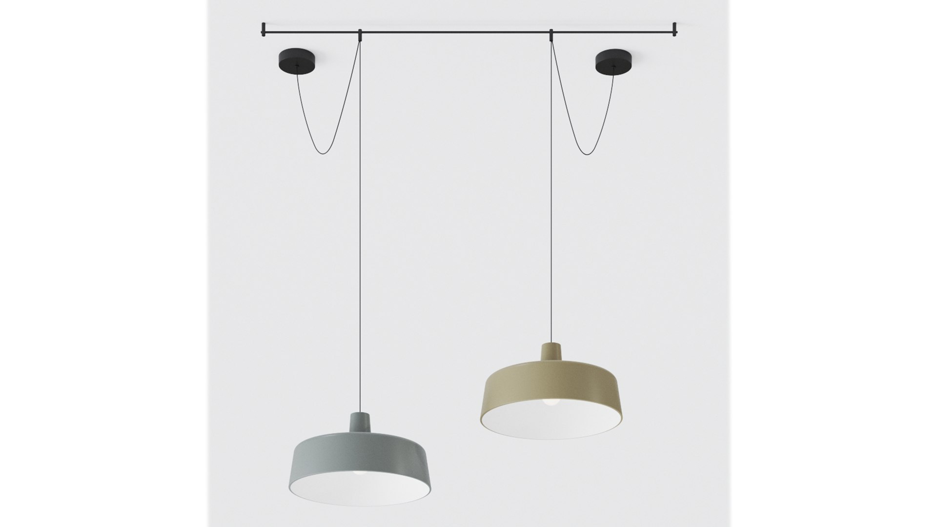 modelo 3d Lámpara colgante Bar 150 en negro de Marset - TurboSquid 2116807