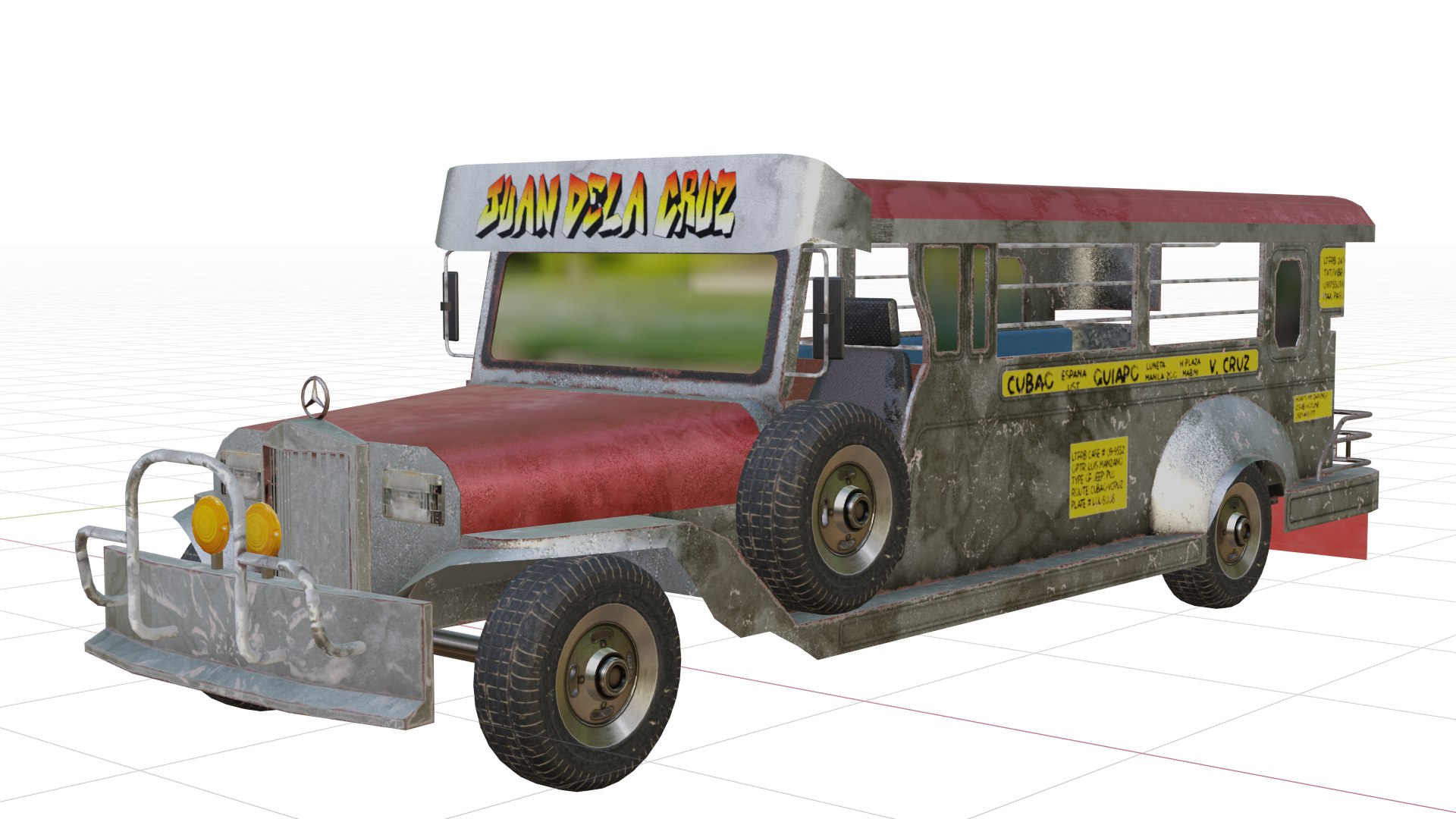 3D Pinoy Jeepney - TurboSquid 1939238