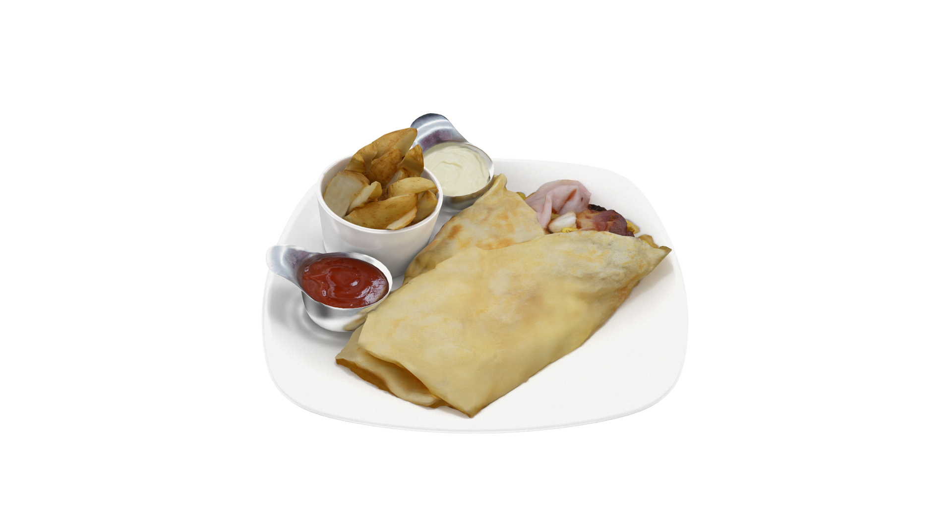 3D Model Western Egg Crepe - TurboSquid 1696191