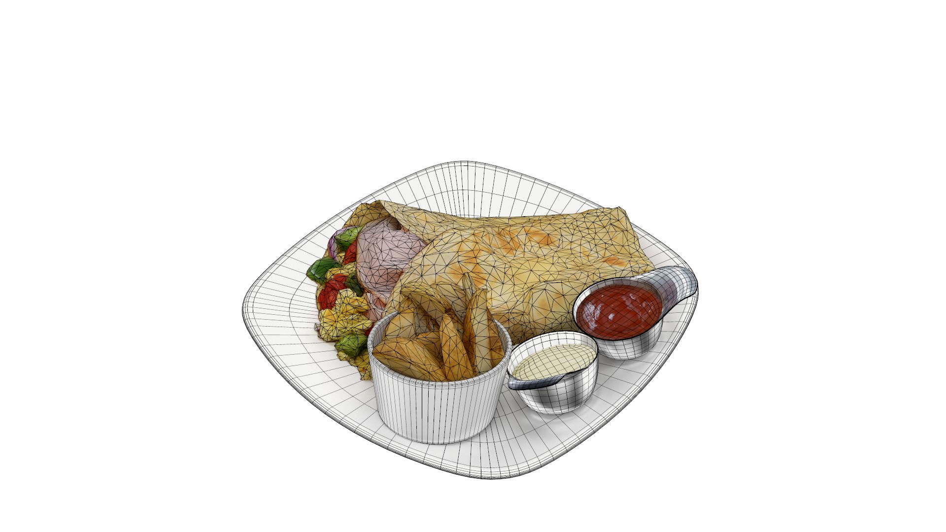 3D Model Western Egg Crepe - TurboSquid 1696191
