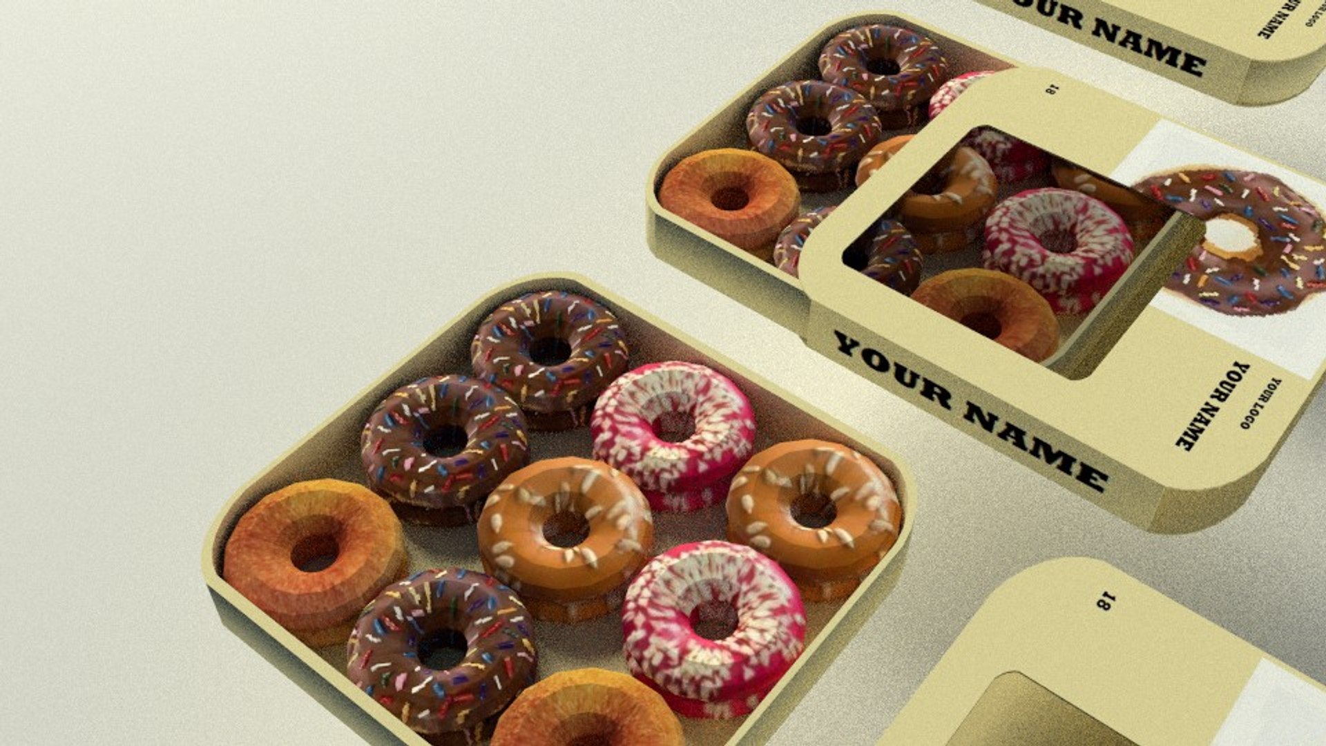 3ds max mix donut