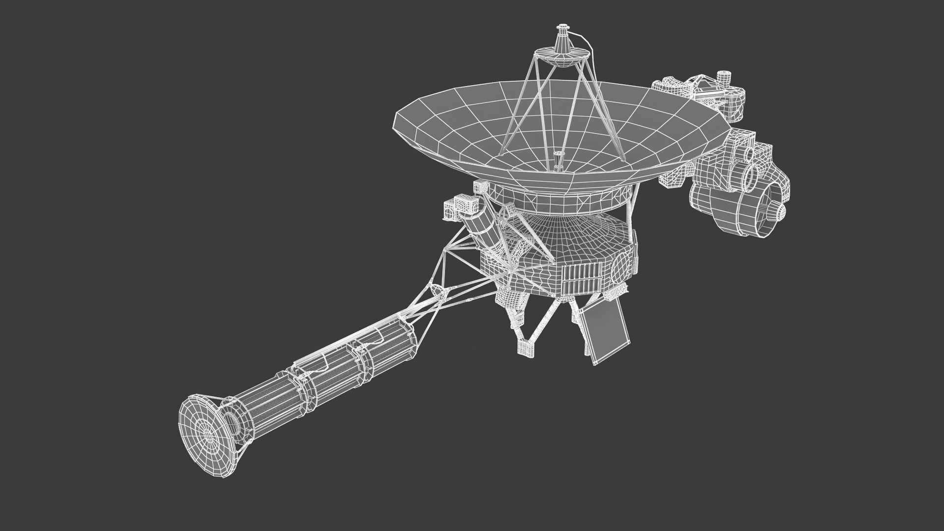 Voyager 1 3D model - TurboSquid 1519627