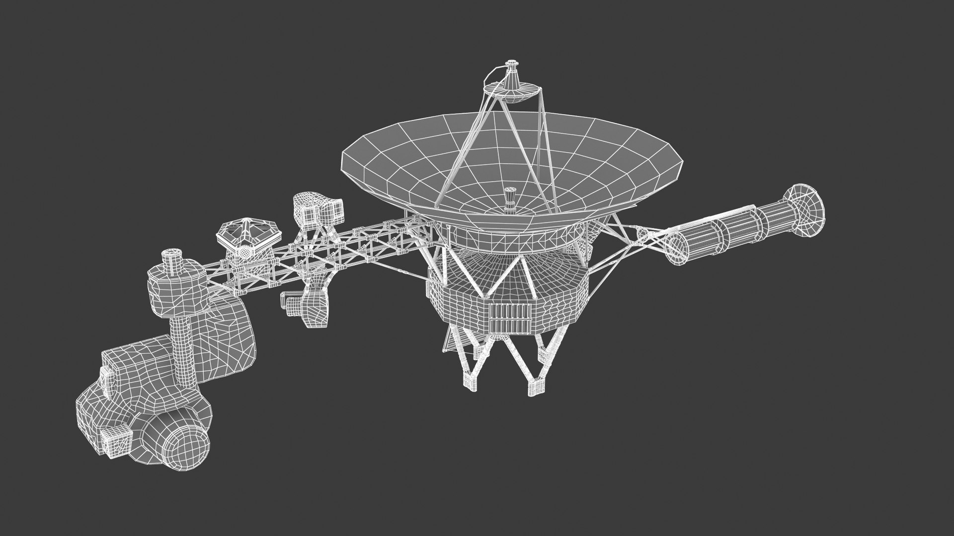 Voyager 1 3D model - TurboSquid 1519627