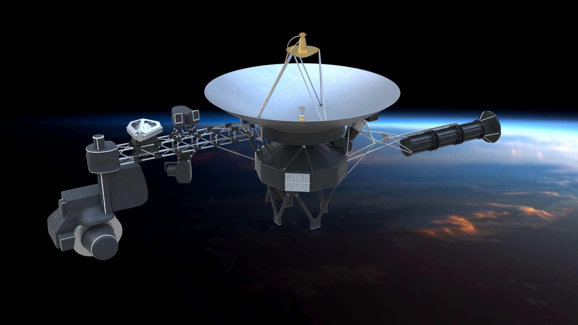 Voyager 1 3D model - TurboSquid 1519627