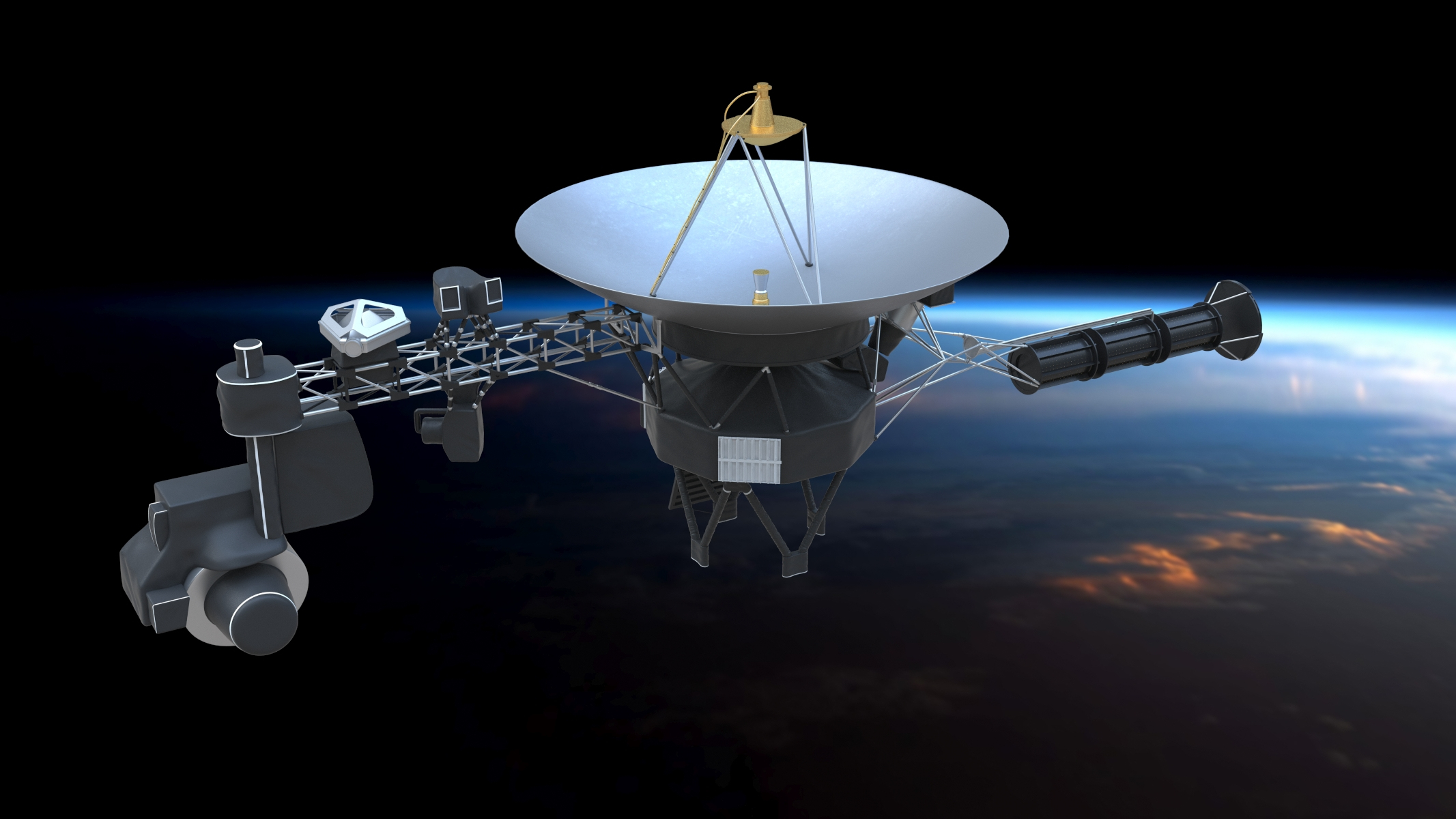 Voyager 1 3D model - TurboSquid 1519627