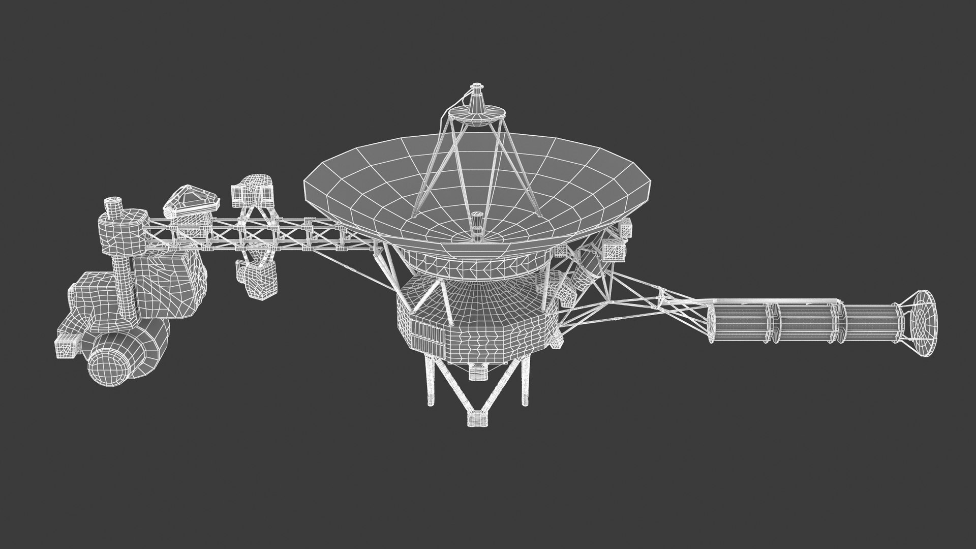 Voyager 1 3D model - TurboSquid 1519627