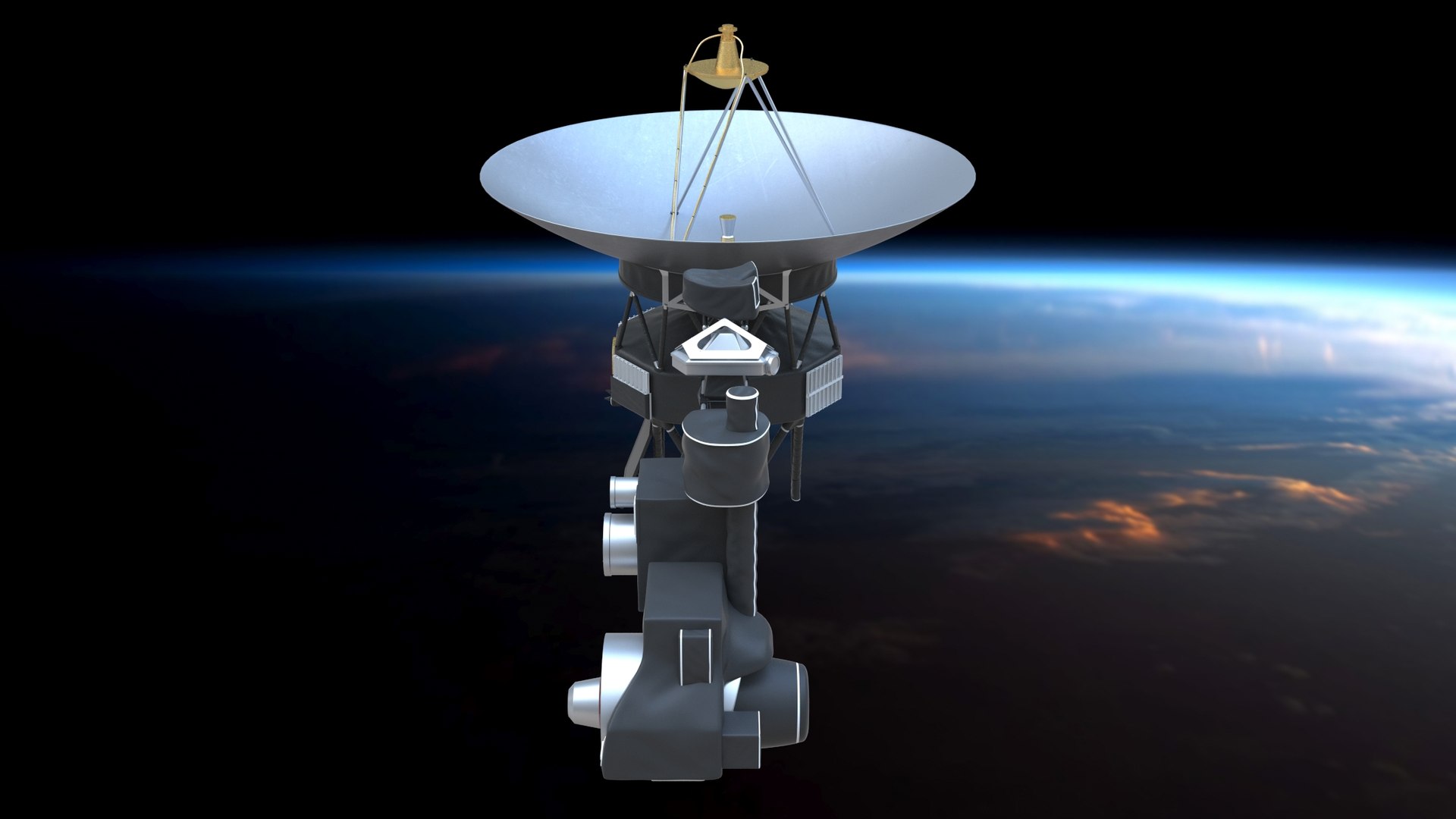 Voyager 1 3D model - TurboSquid 1519627