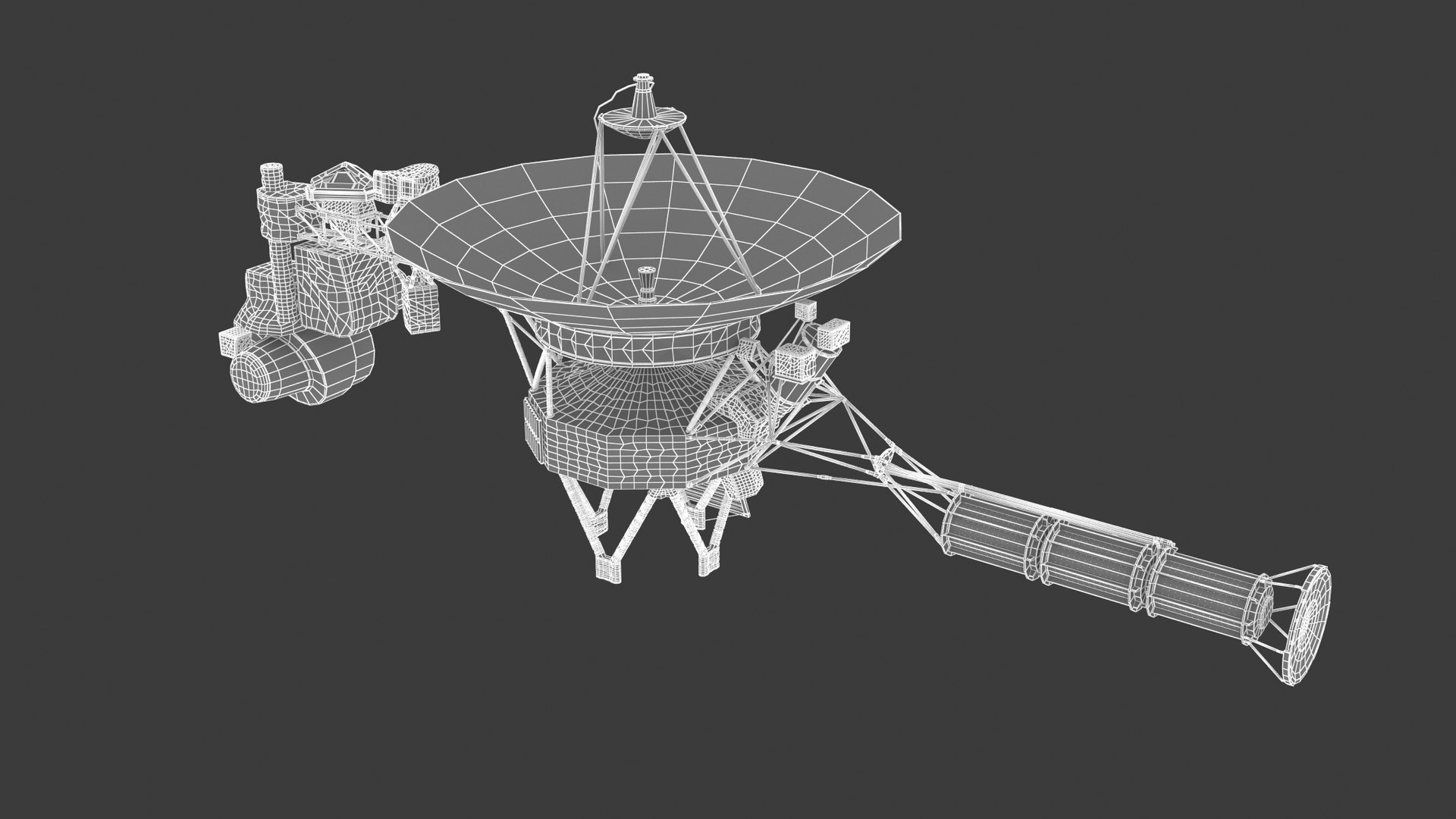 Voyager 1 3D model - TurboSquid 1519627