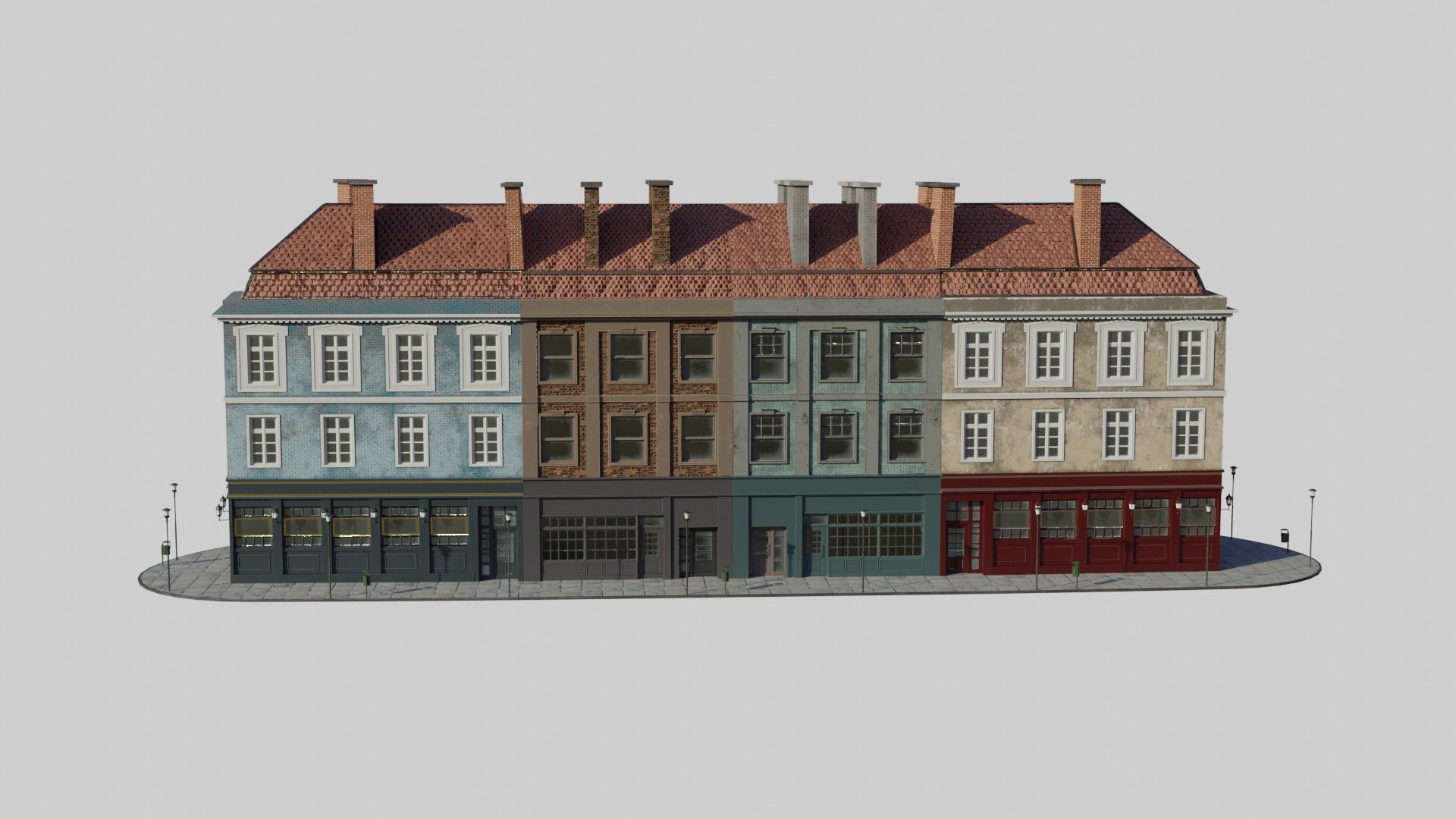 City Pack Asset Model - TurboSquid 2045221