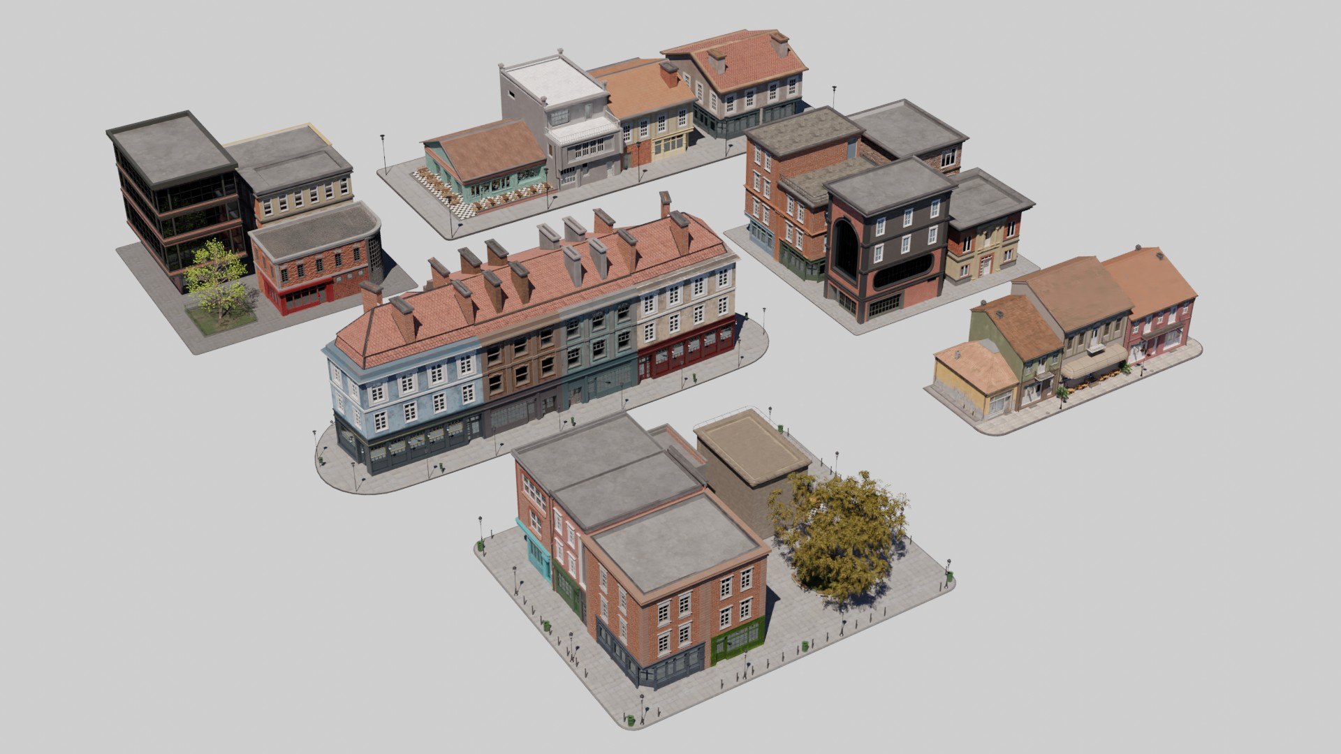 City Pack Asset Model - TurboSquid 2045221