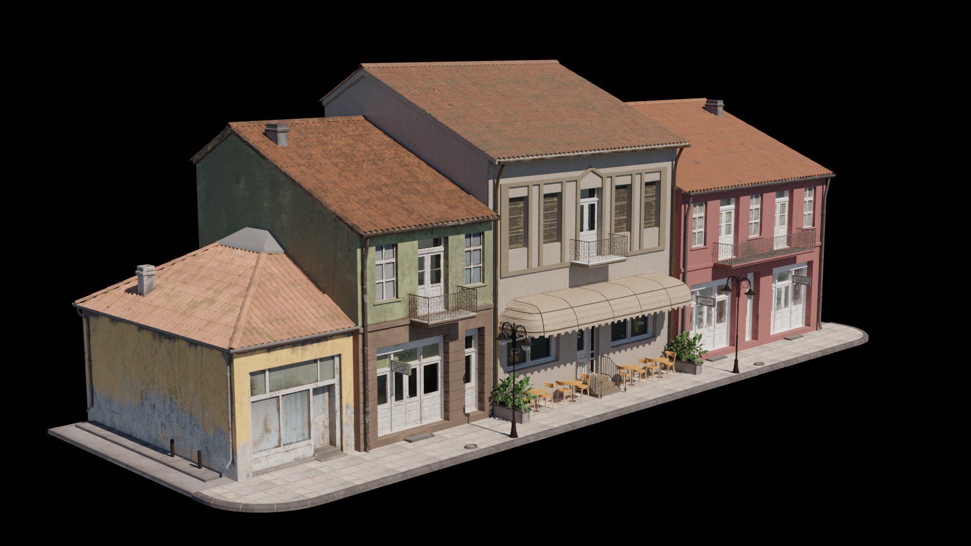 City Pack Asset Model - TurboSquid 2045221