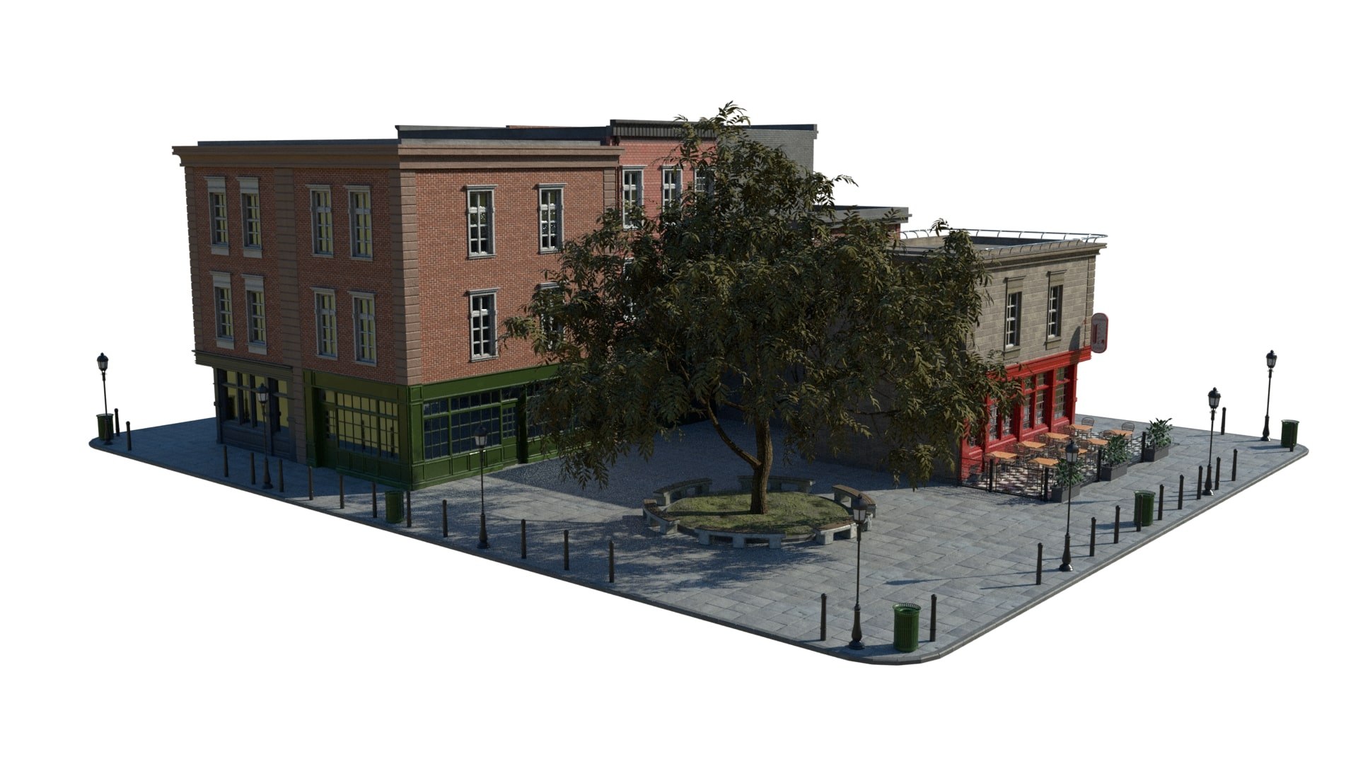 City Pack Asset Model - TurboSquid 2045221