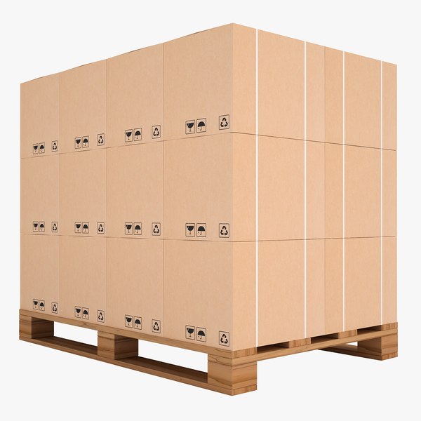 3d model of pallet
