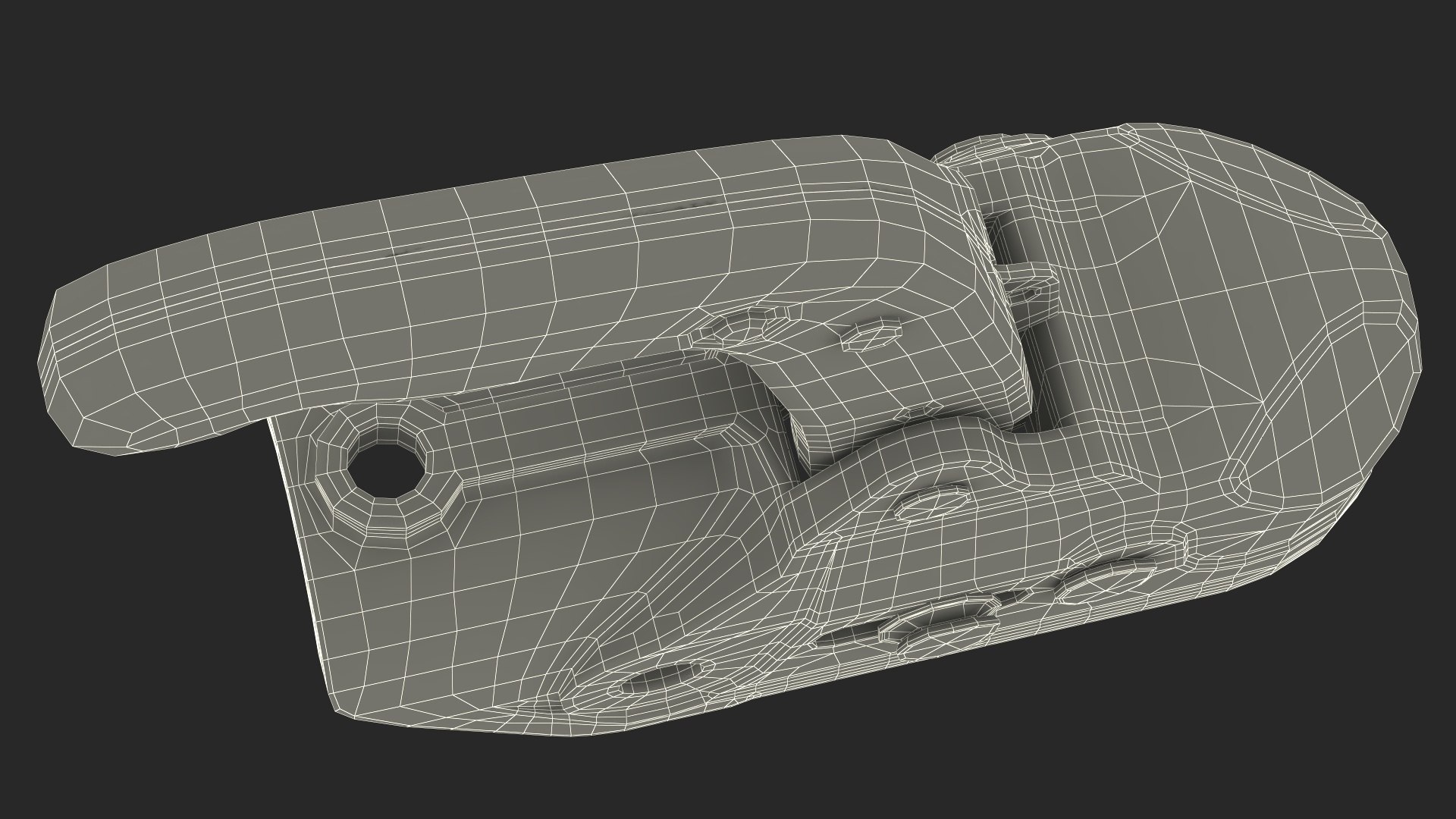 Trailer Handbrake Mechanism Black 3D - TurboSquid 2329233