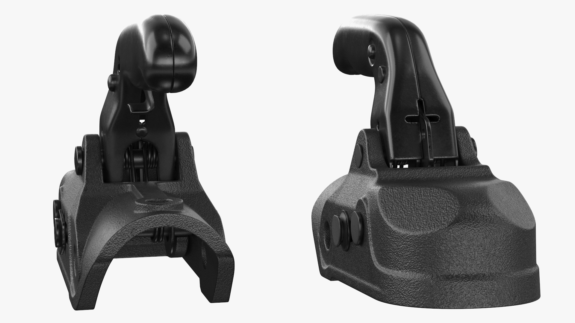 Trailer Handbrake Mechanism Black 3D - TurboSquid 2329233