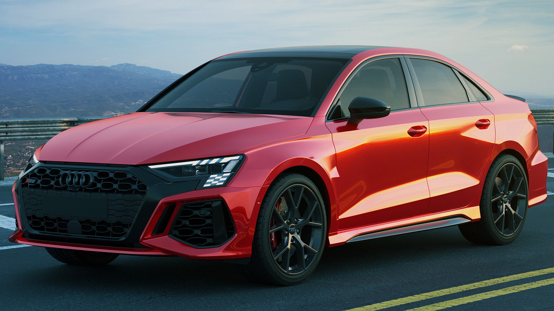 Audi RS3 Sedan 2022 3D model - TurboSquid 1782365