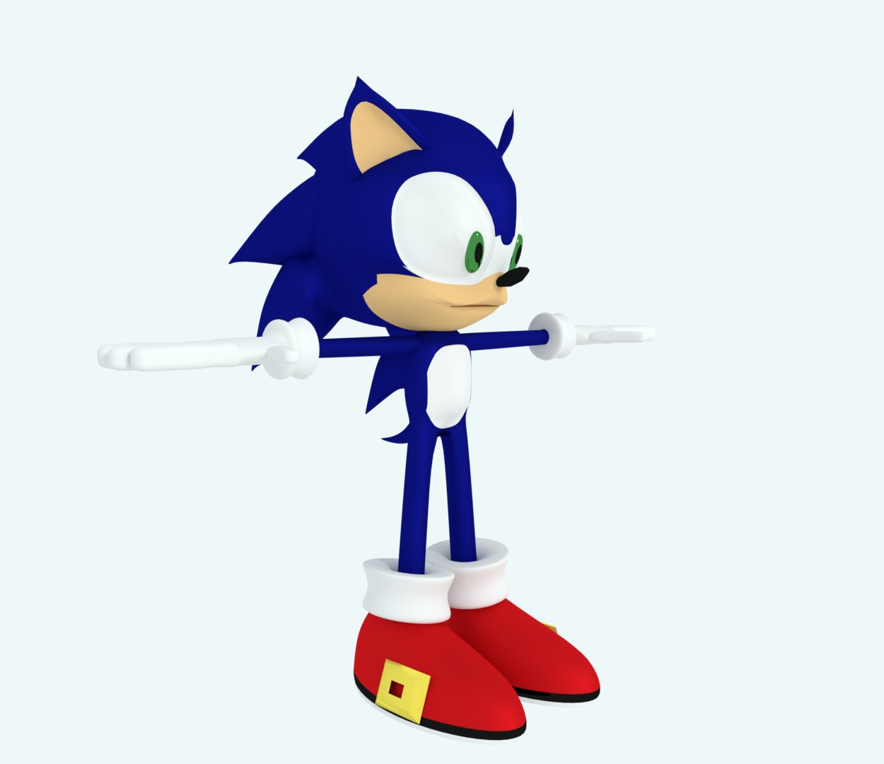3D Sonic Model - TurboSquid 1393853