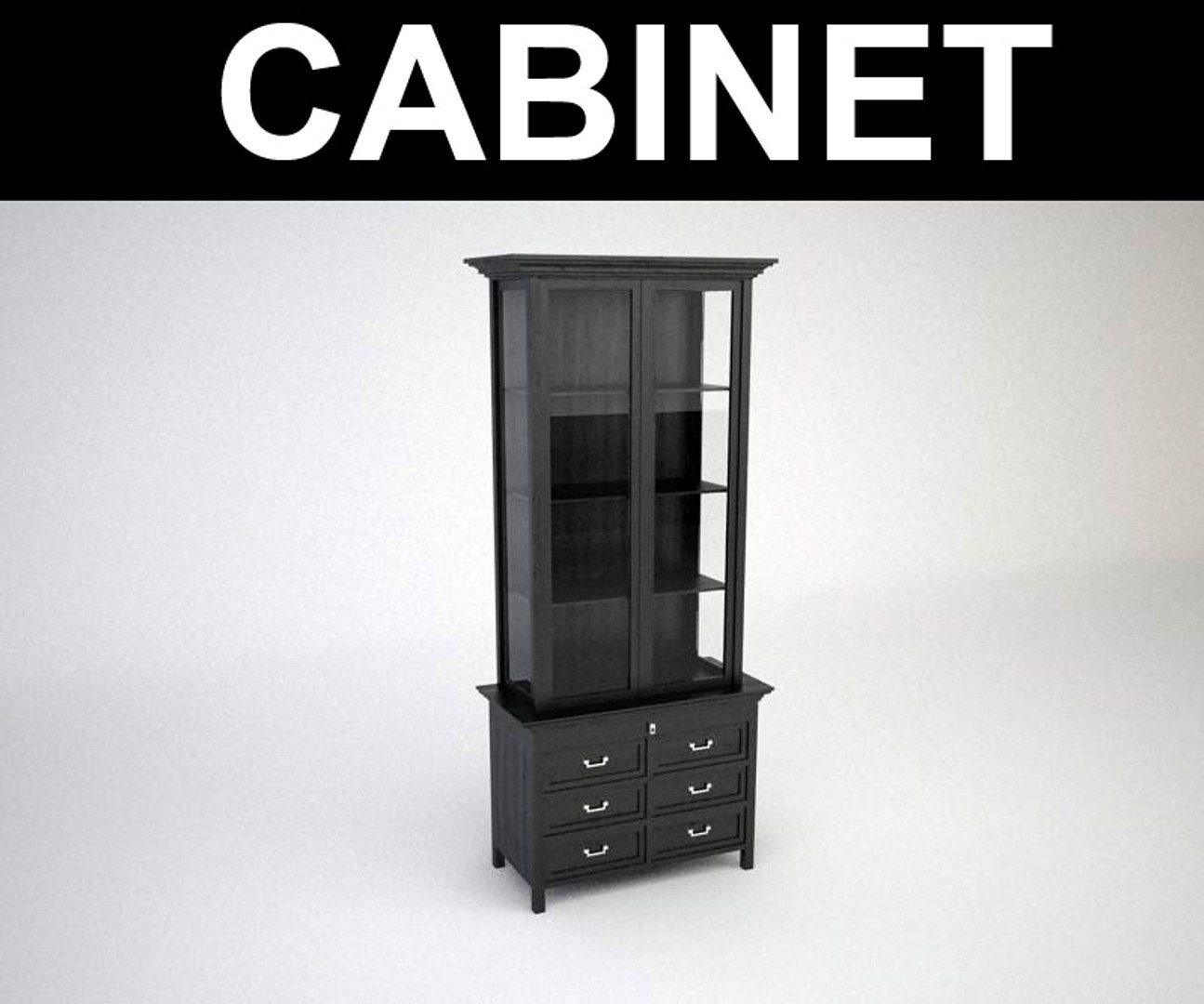 3d model contemporary cabinet