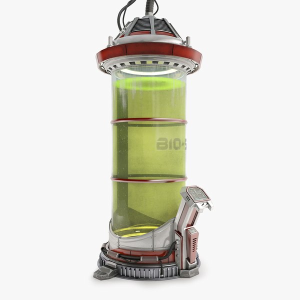 3D sci-fi tube woman - TurboSquid 1248373