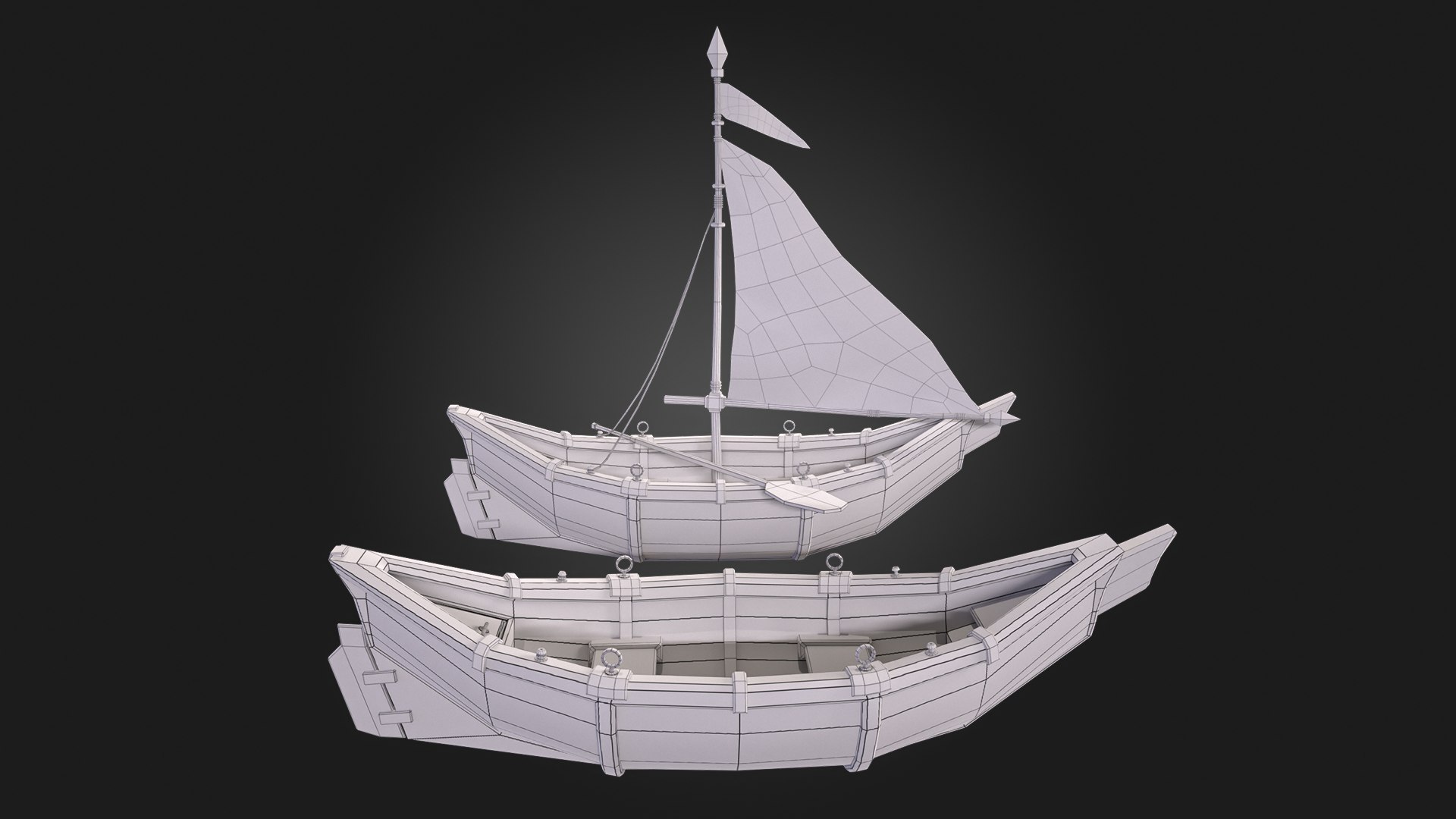 Small Sailing Boat 3D Model - TurboSquid 2247222