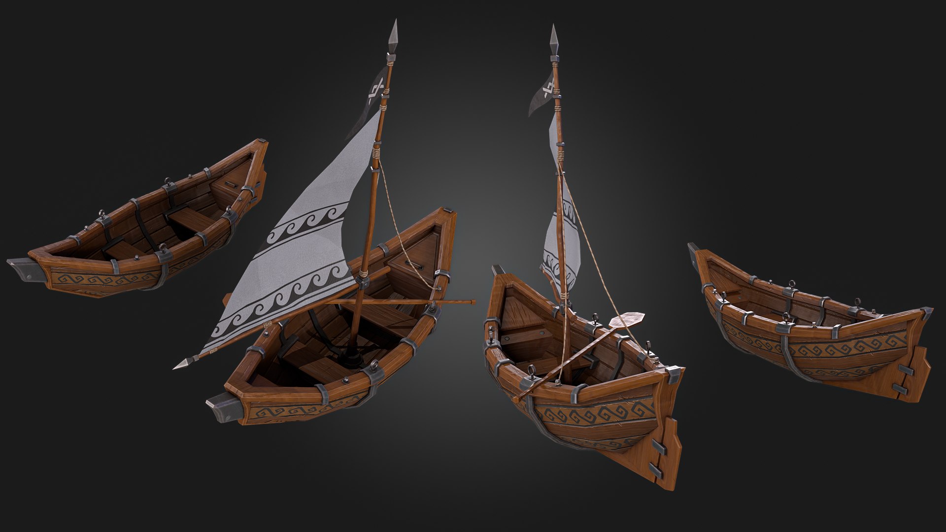 Small Sailing Boat 3D Model - TurboSquid 2247222