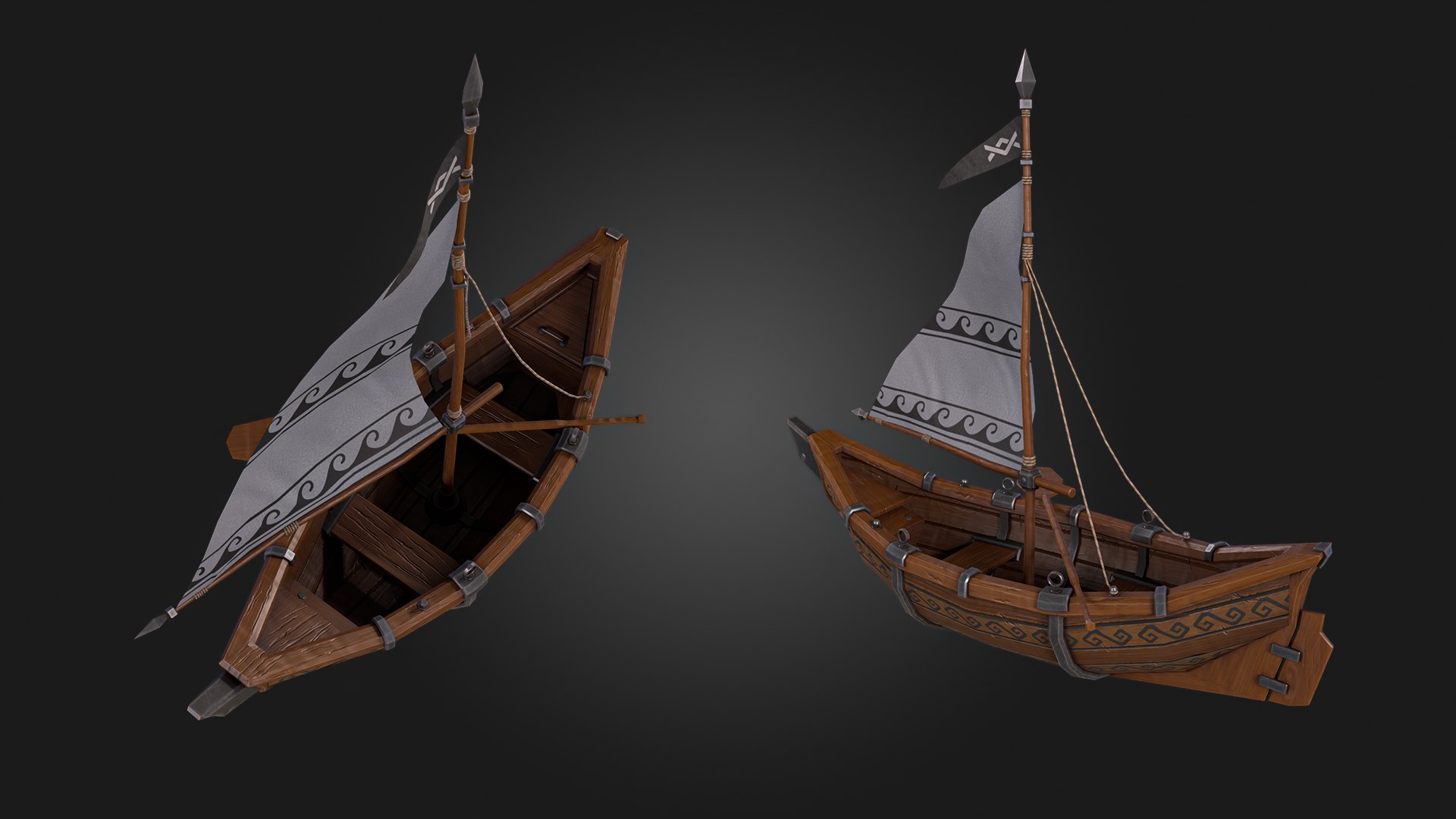 Small Sailing Boat 3D Model - TurboSquid 2247222