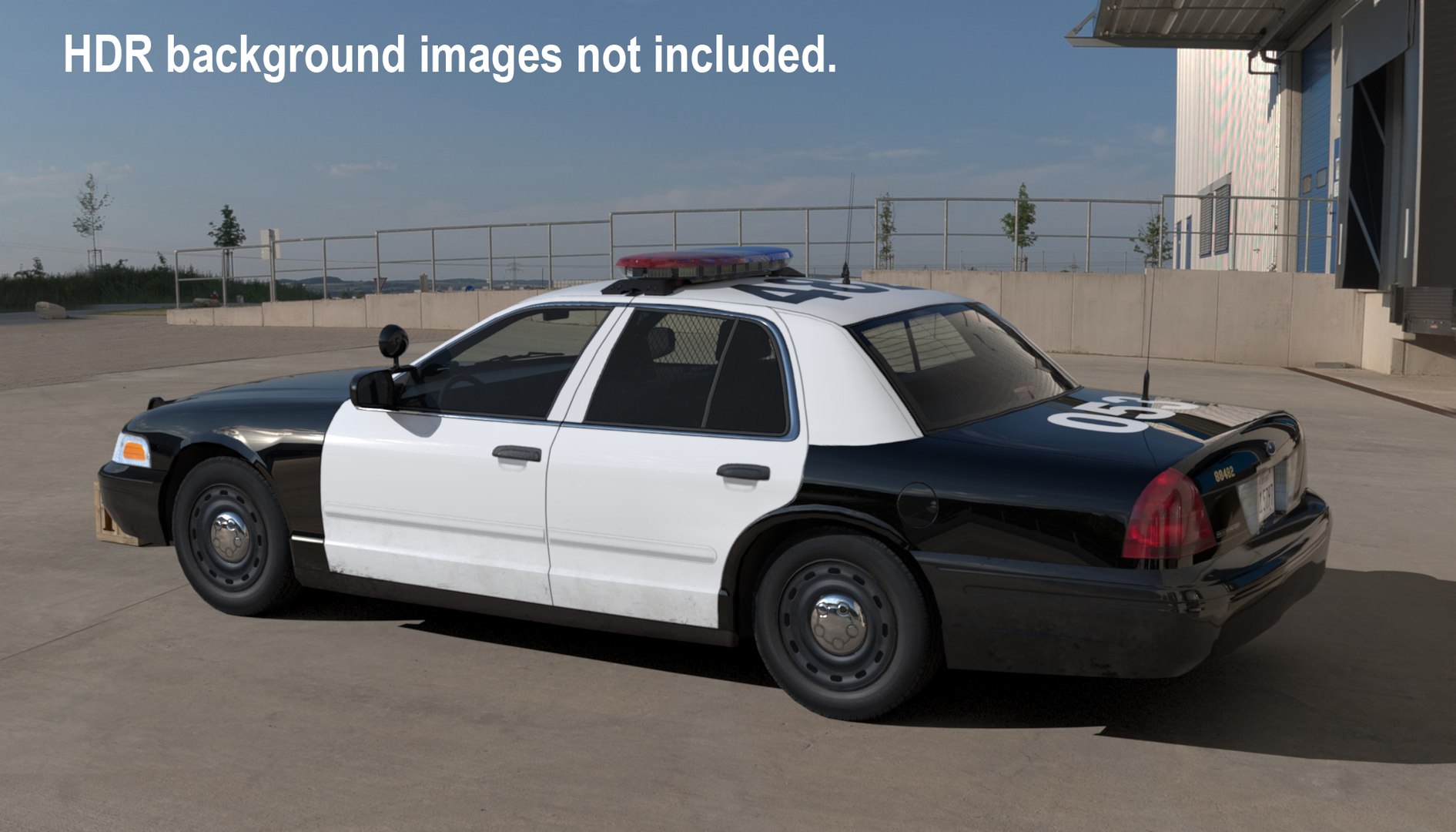 Patrol Car 3d Model