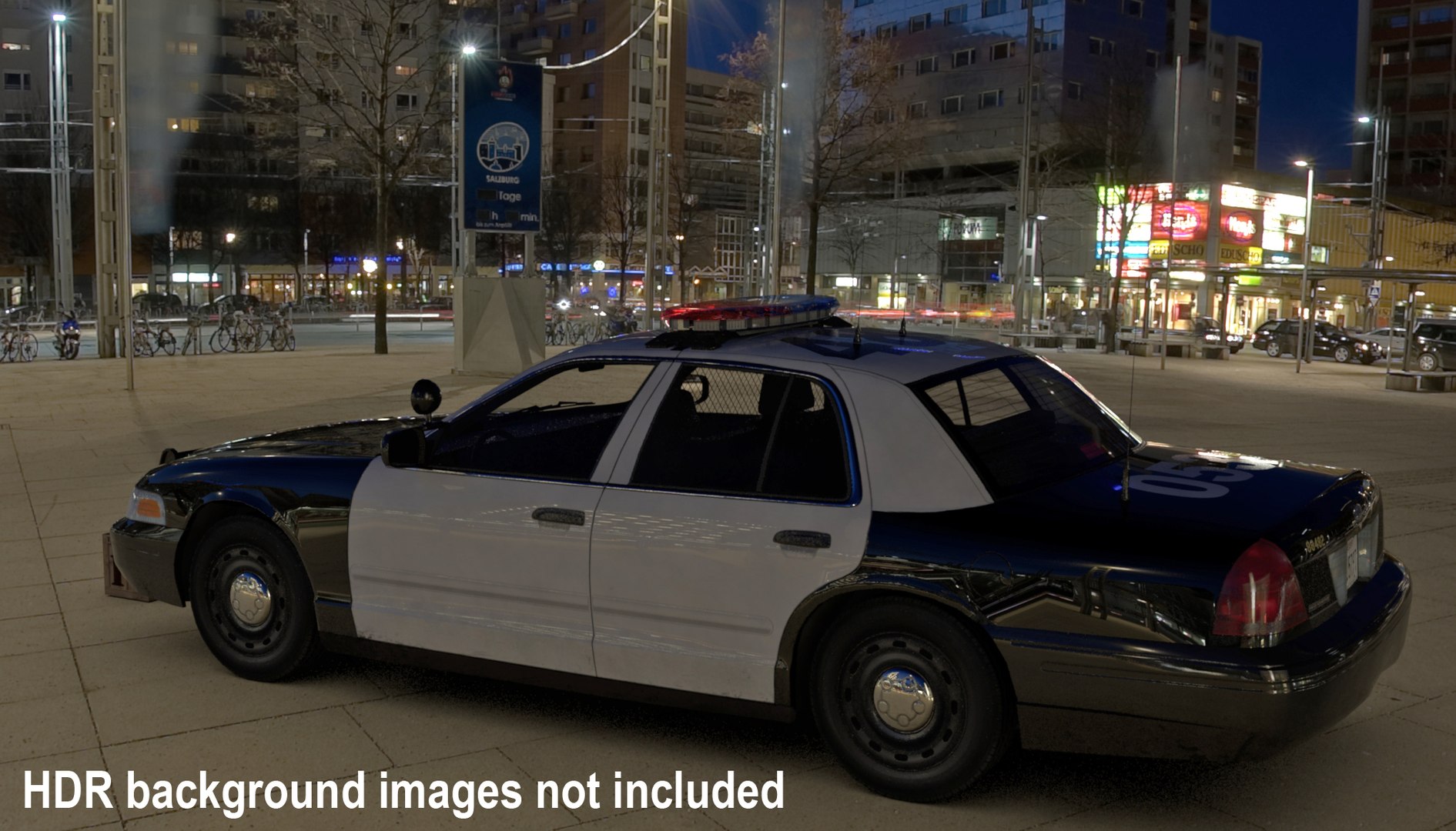 Patrol Car 3d Model