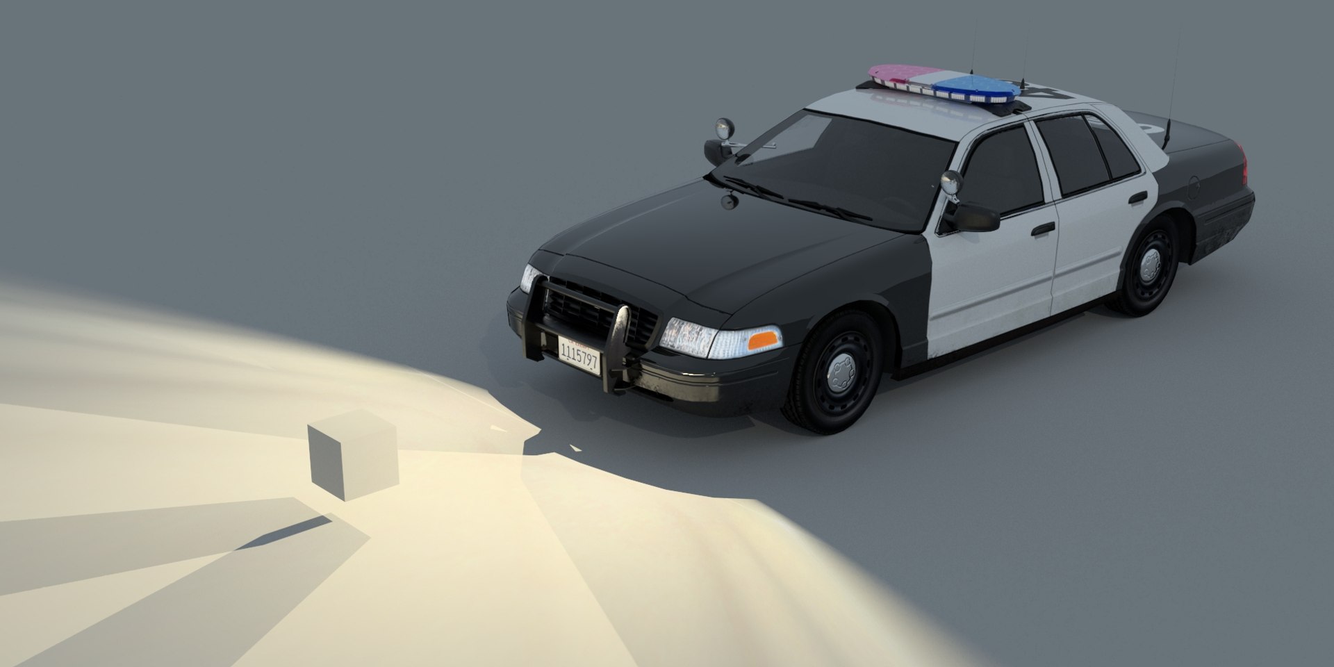 Patrol Car 3d Model