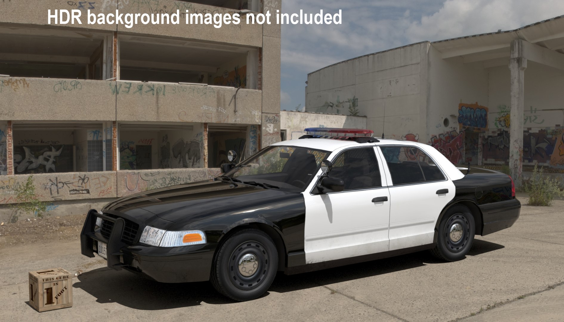 Patrol Car 3d Model