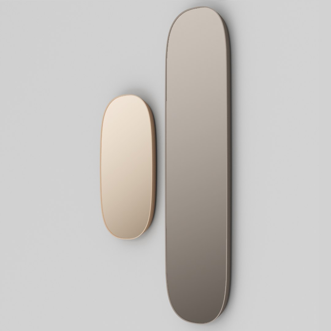 028 MUUTO Framed Mirror 3D Model - TurboSquid 1765804