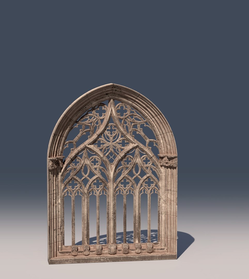 05 Medieval textured windows pack 01 3D - TurboSquid 2067084