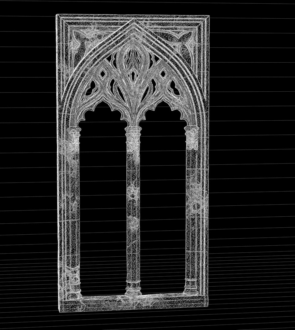 05 Medieval textured windows pack 01 3D - TurboSquid 2067084