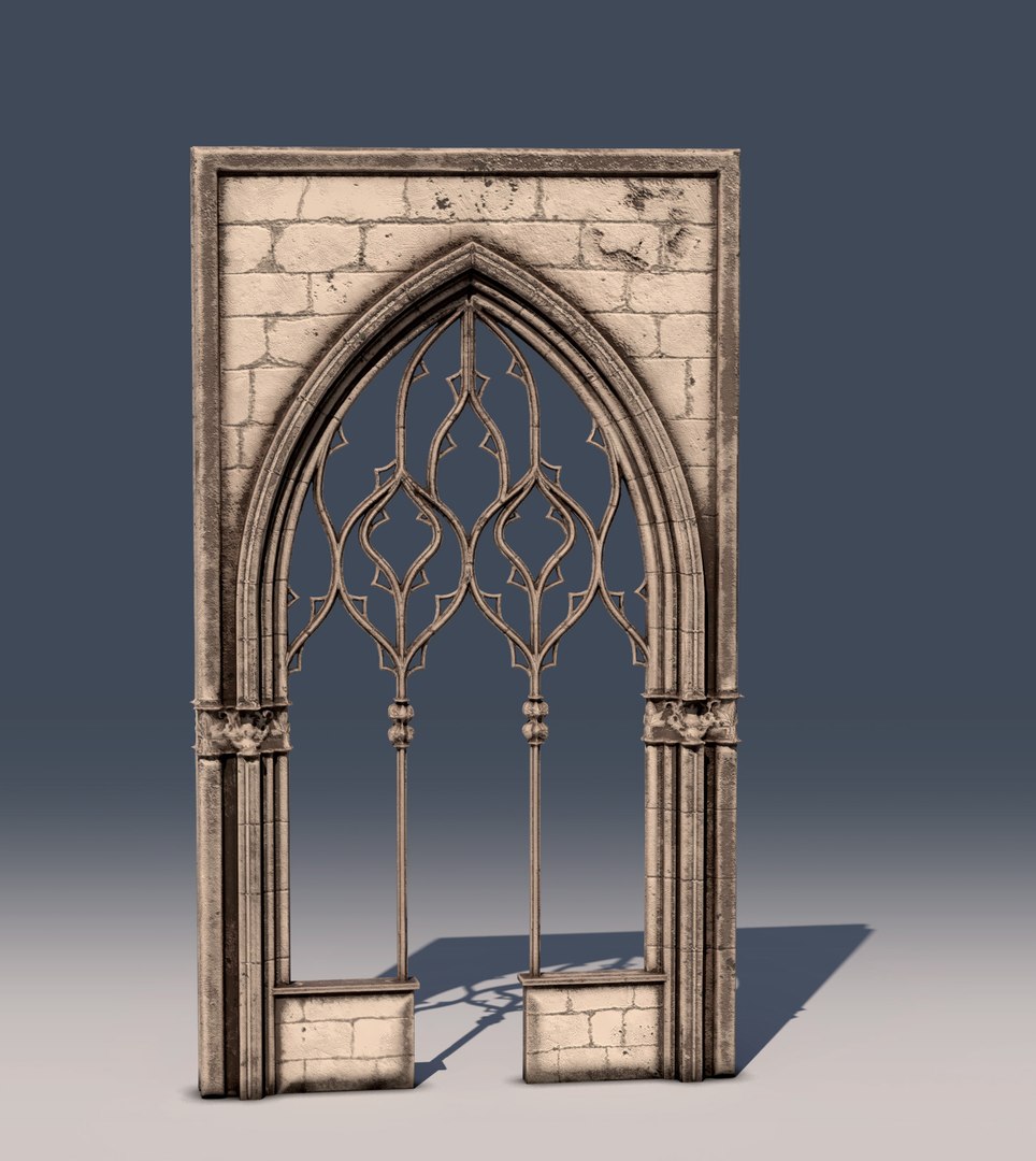 05 Medieval Textured Windows Pack 01 3D - TurboSquid 2067084