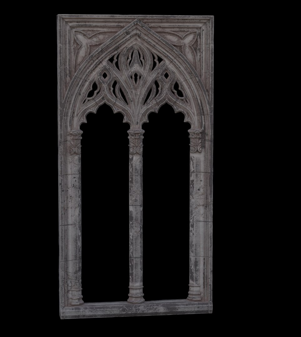 05 Medieval textured windows pack 01 3D - TurboSquid 2067084