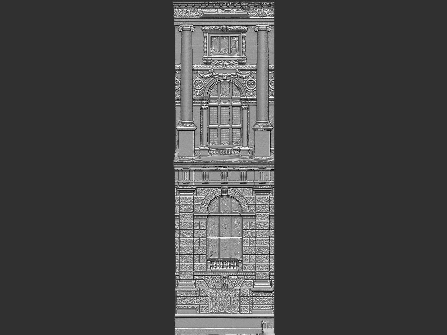Building Facade 3d Model