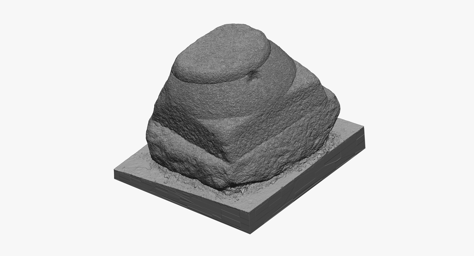 Medieval stone column piece 3D model - TurboSquid 1539496