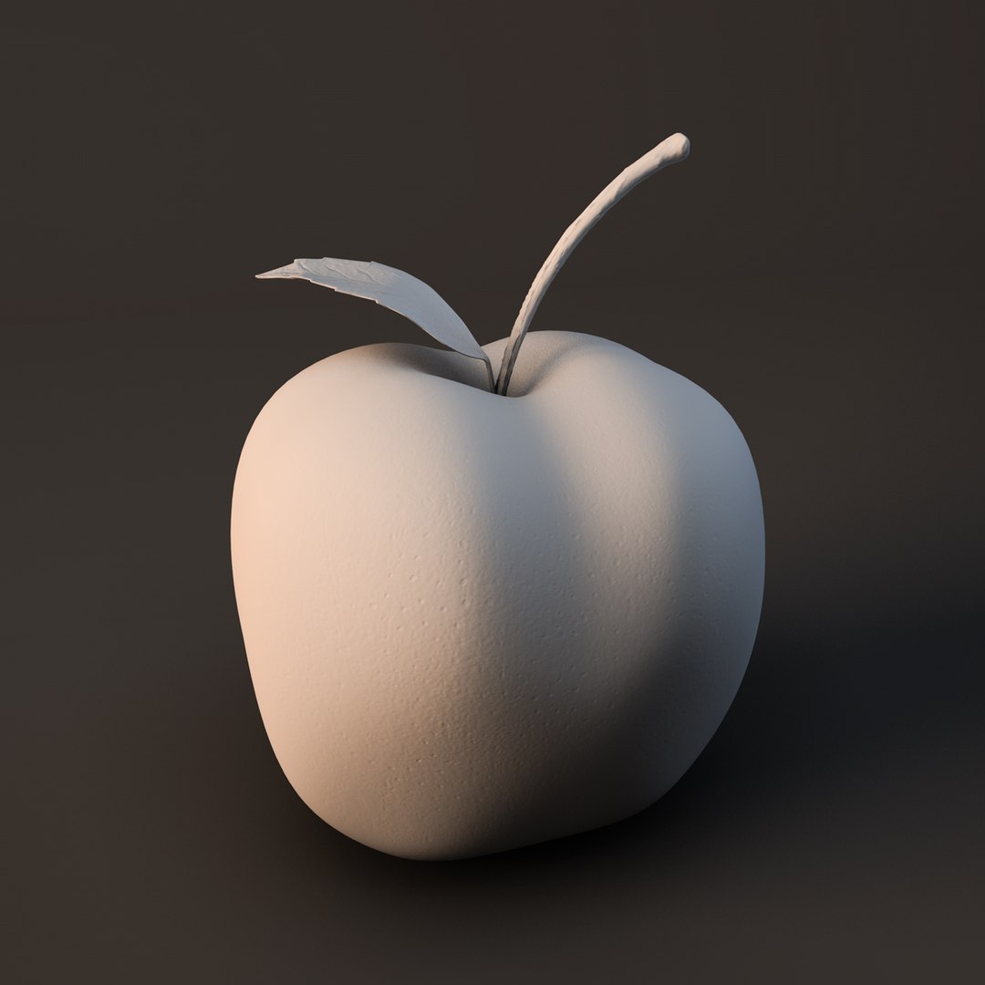 C4d Green Apple