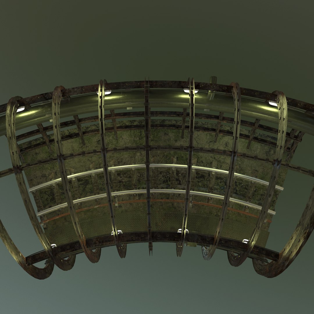 3D subway tunnel set model - TurboSquid 1236695