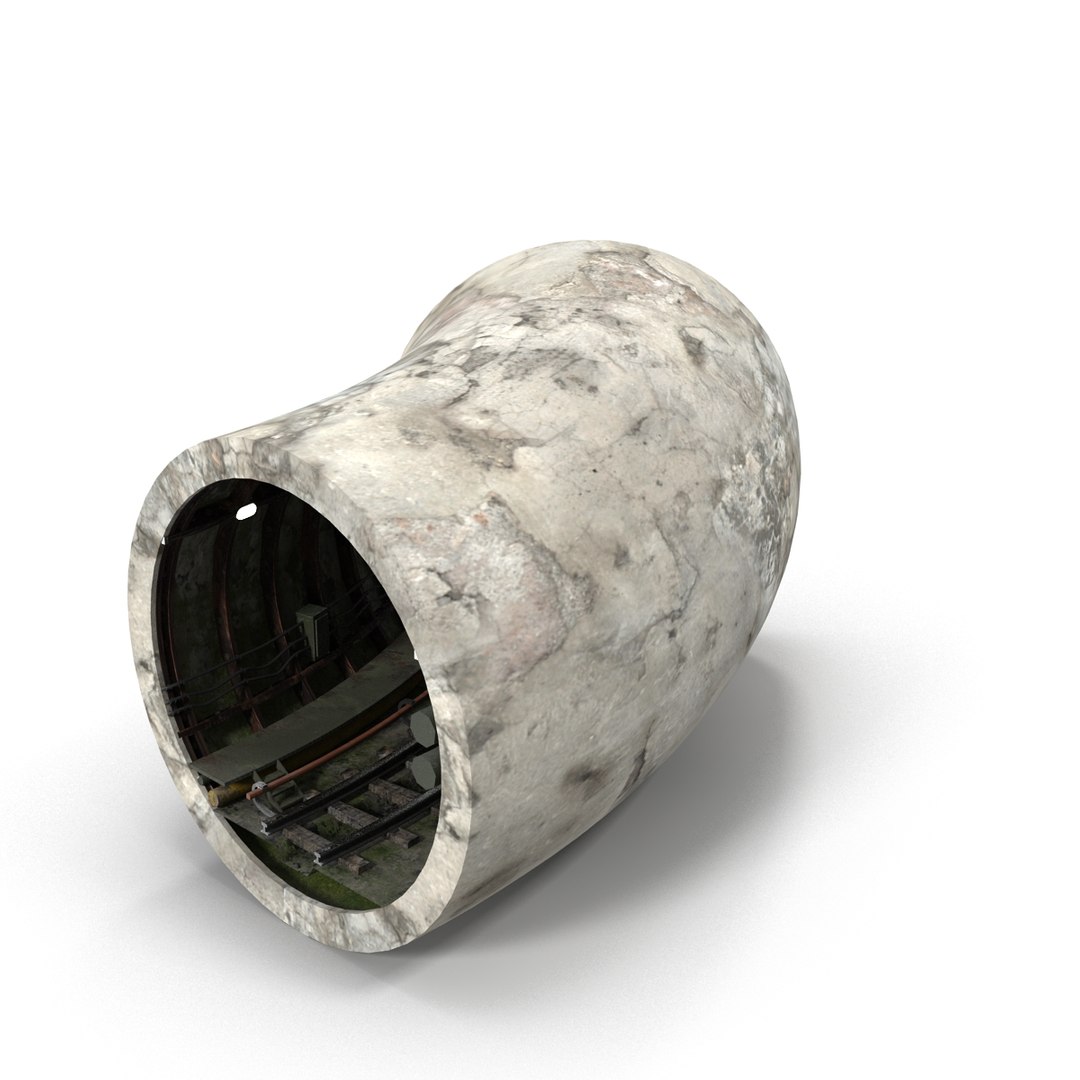 3D subway tunnel set model - TurboSquid 1236695