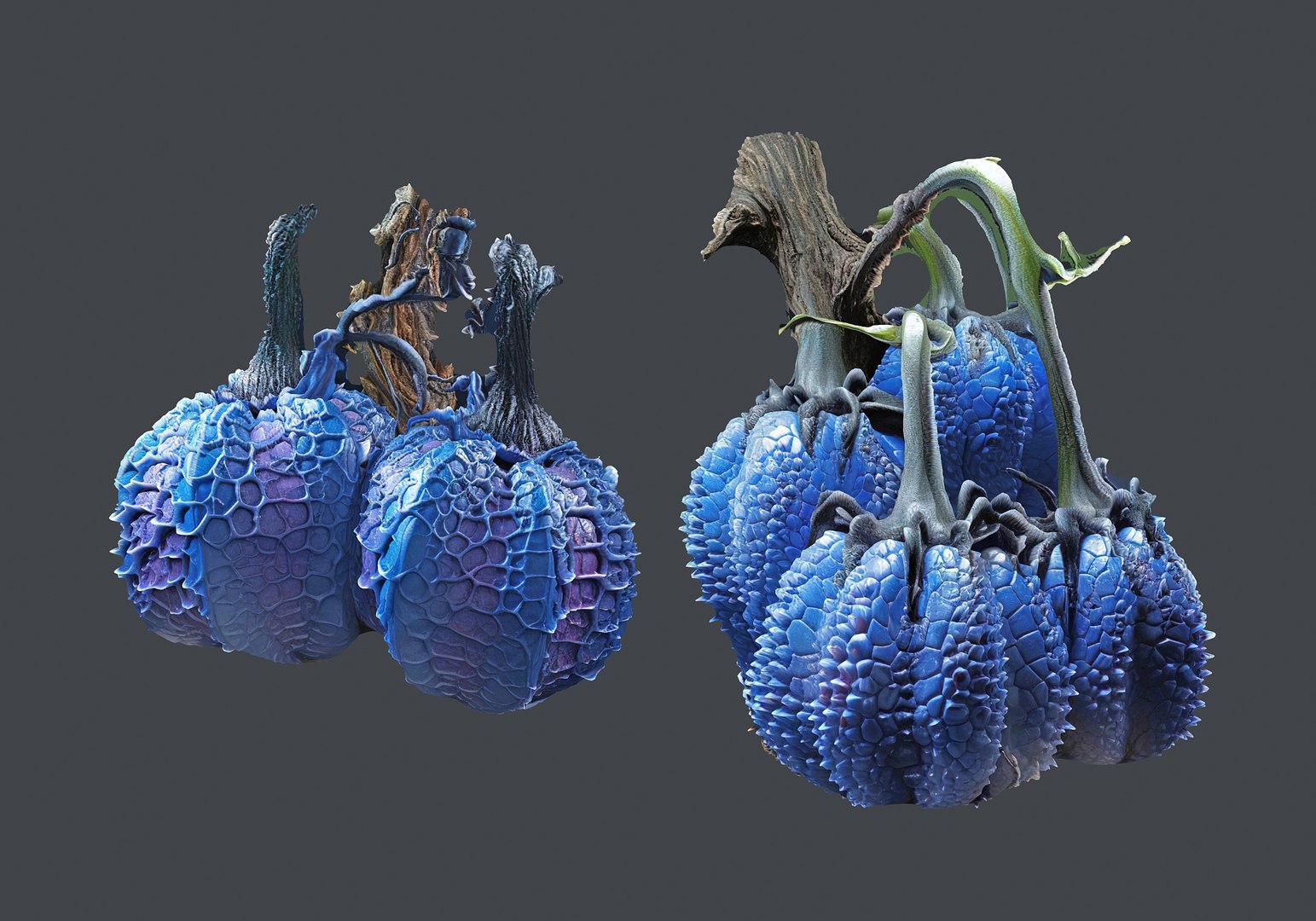 Alien Fruit Pack 9 3D Model - TurboSquid 2092286
