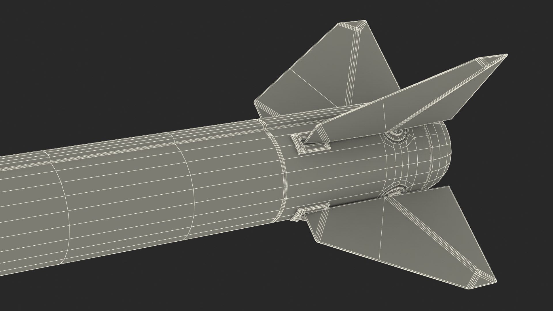 Missile From NASAMS Air Defense System 3D model - TurboSquid 1956099