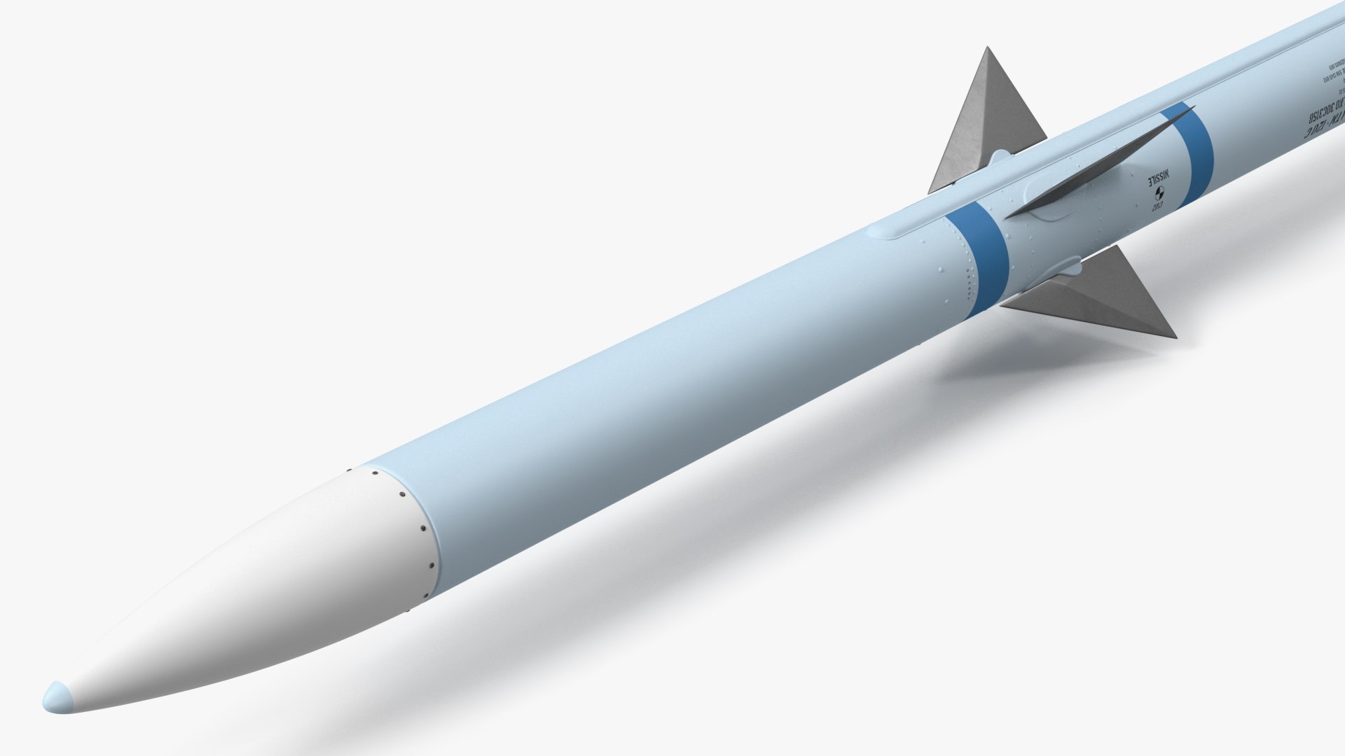 Missile From NASAMS Air Defense System 3D Model - TurboSquid 1956099