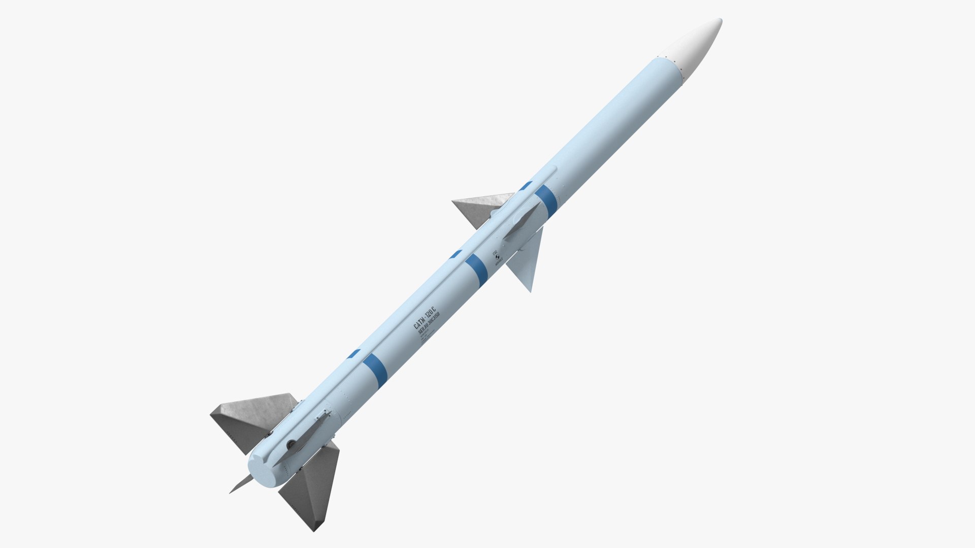 Missile From NASAMS Air Defense System 3D model - TurboSquid 1956099