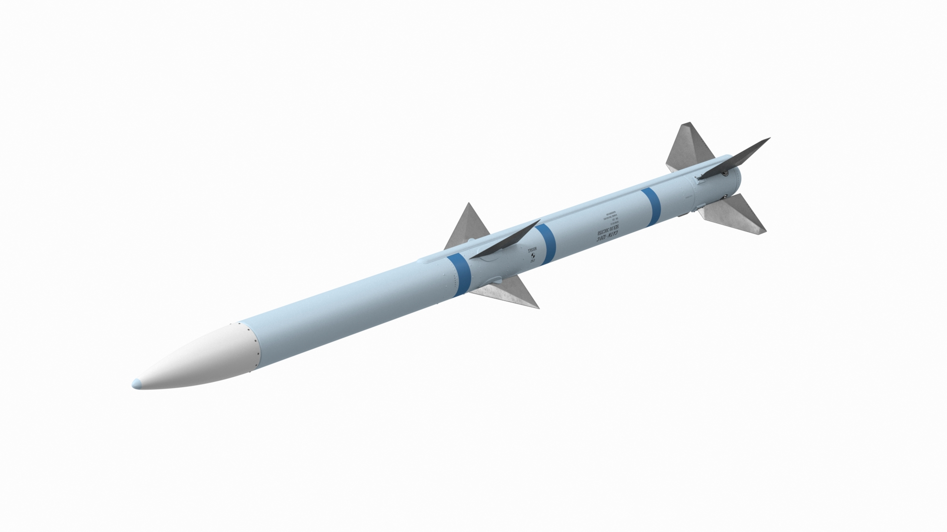 Missile From NASAMS Air Defense System 3D Model - TurboSquid 1956099