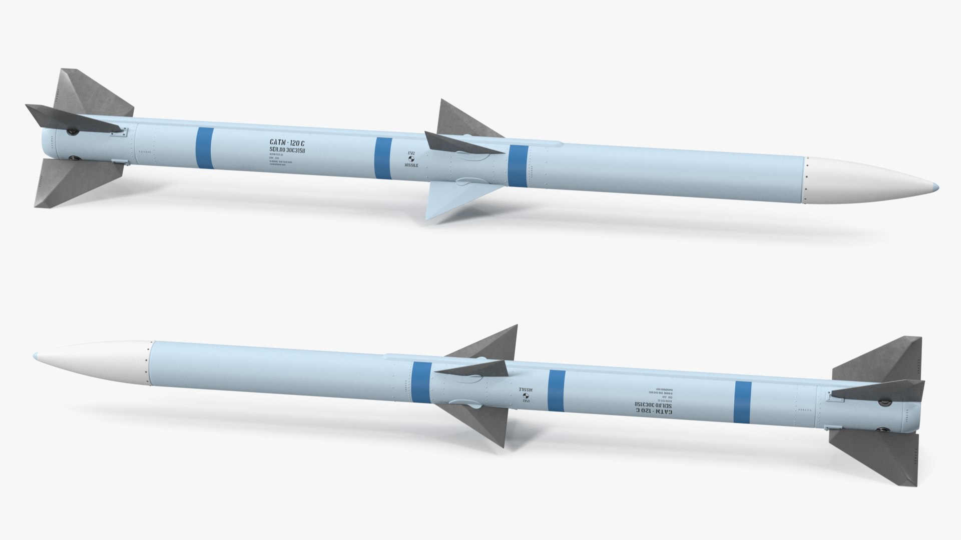 Missile From NASAMS Air Defense System 3D Model - TurboSquid 1956099
