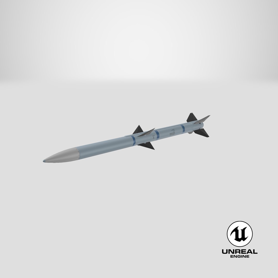 Missile From NASAMS Air Defense System 3D model - TurboSquid 1956099